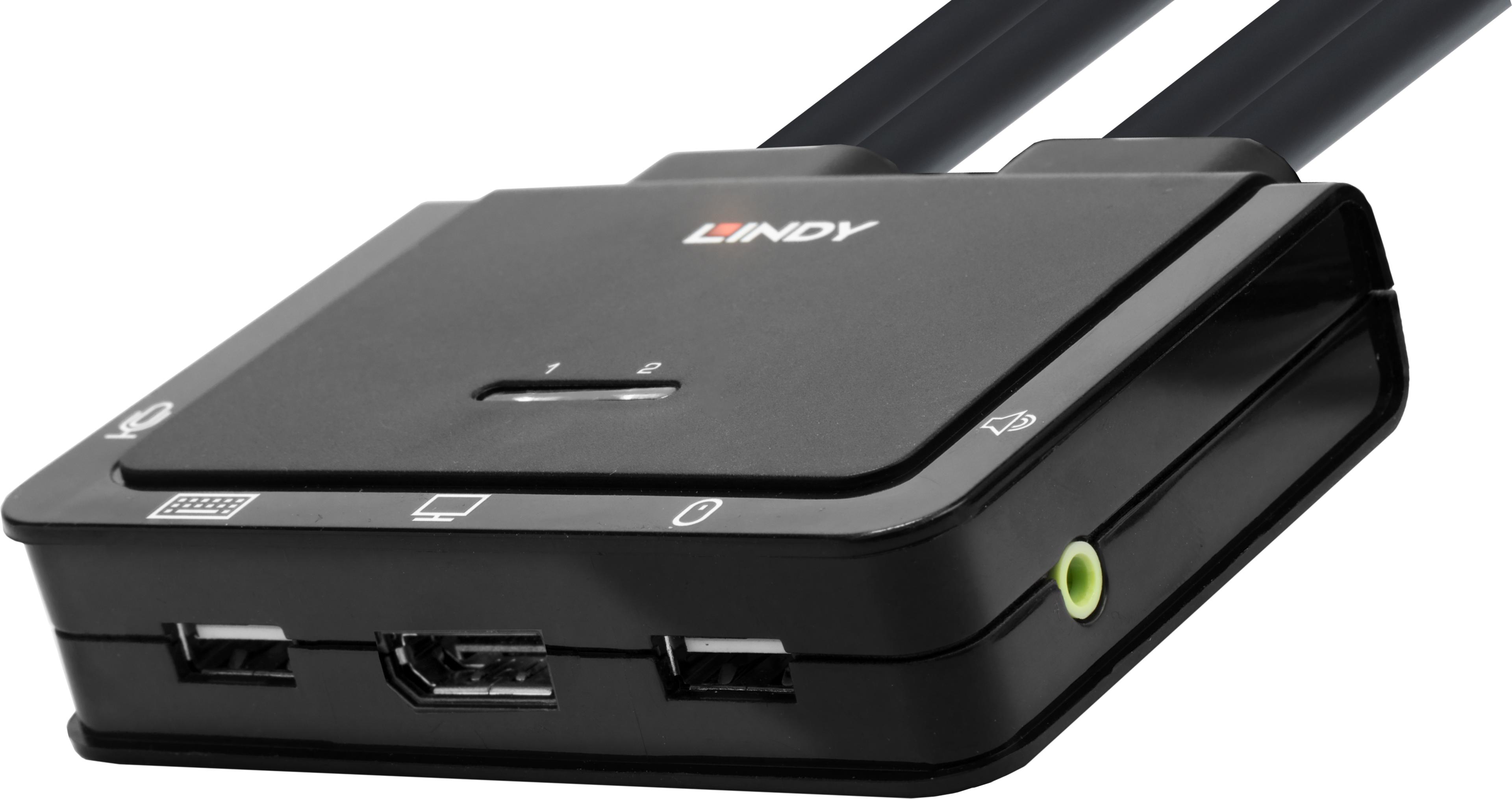 Acheter Switch KVM LINDY DisplayPort 2 ports (42344)