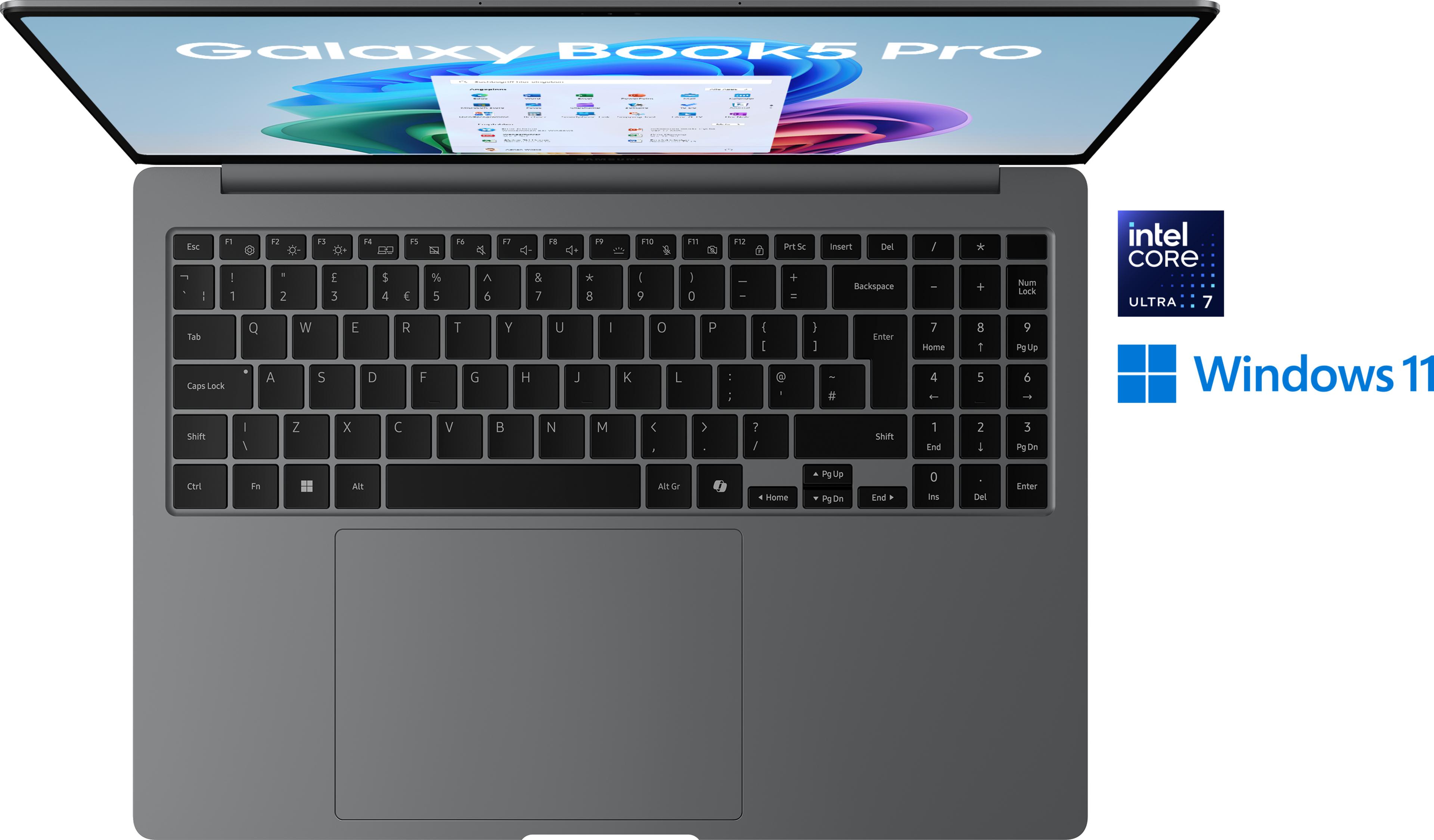 Buy Samsung Book5 Pro 16" U7 32/512GB Grey (NP964XHA-KG2DE)