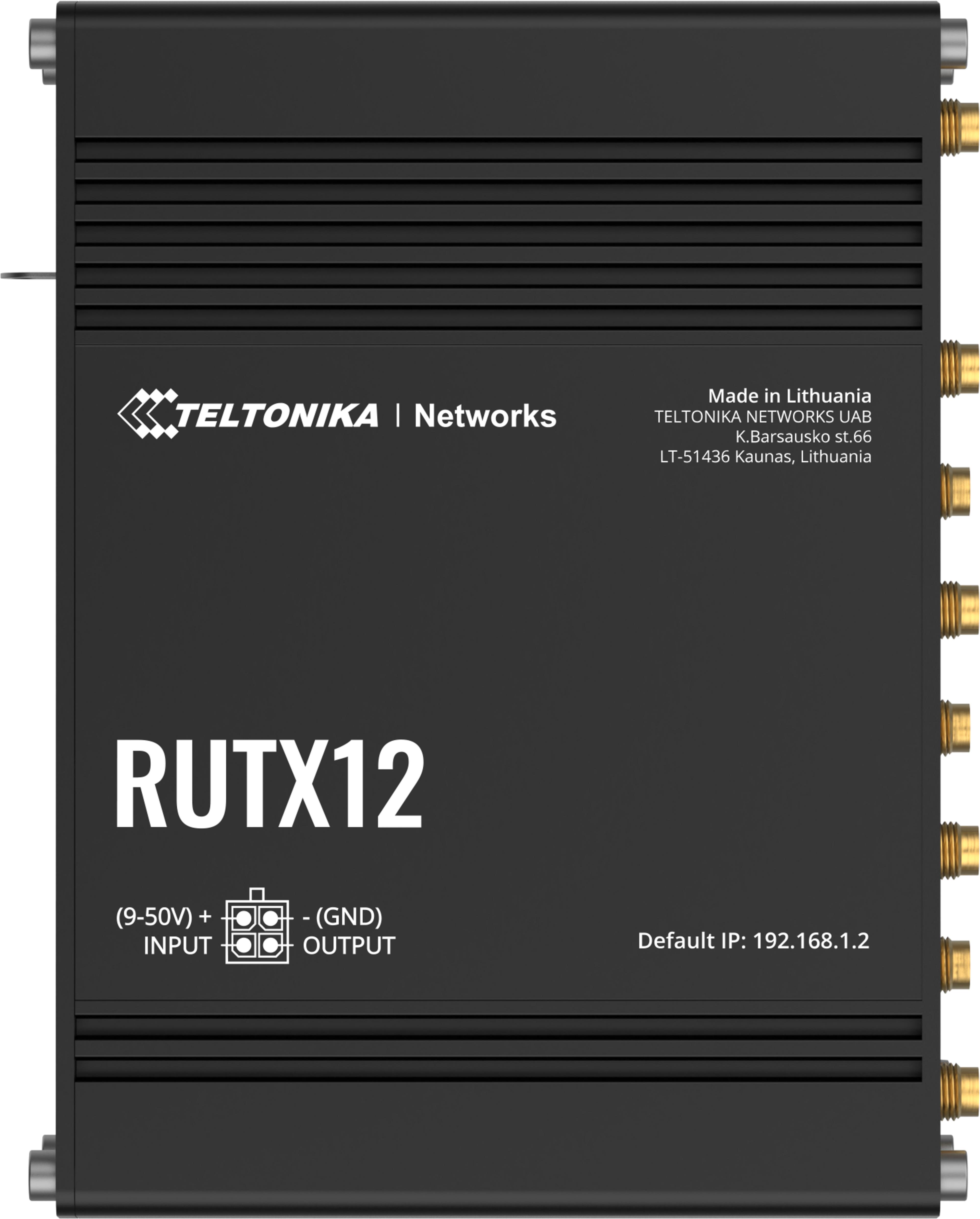 Buy Teltonika RUTX12 LTE Cat6 Router (RUTX12000000)