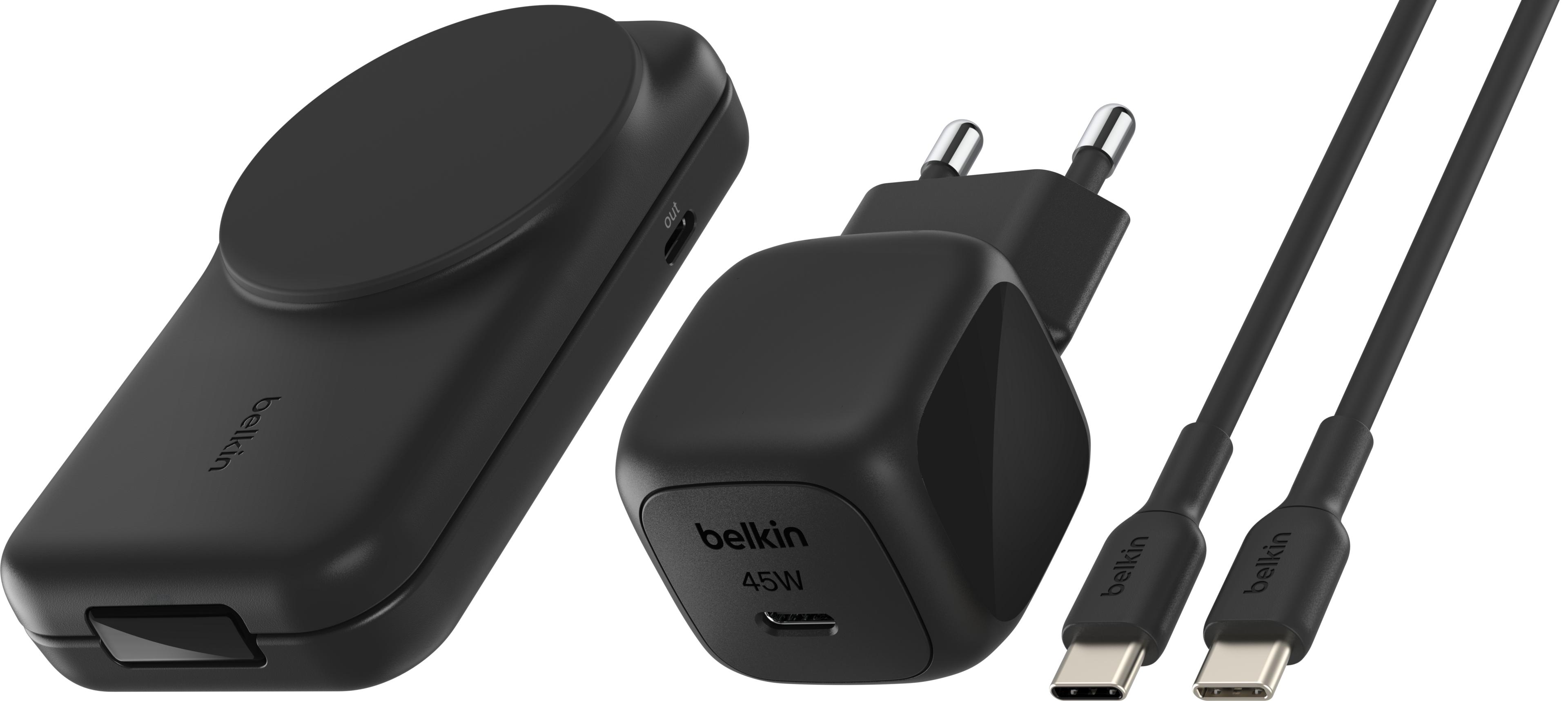Belkin UltraCharge 2in1 Qi2-Ladestation (WIZ038KQBK) kaufen