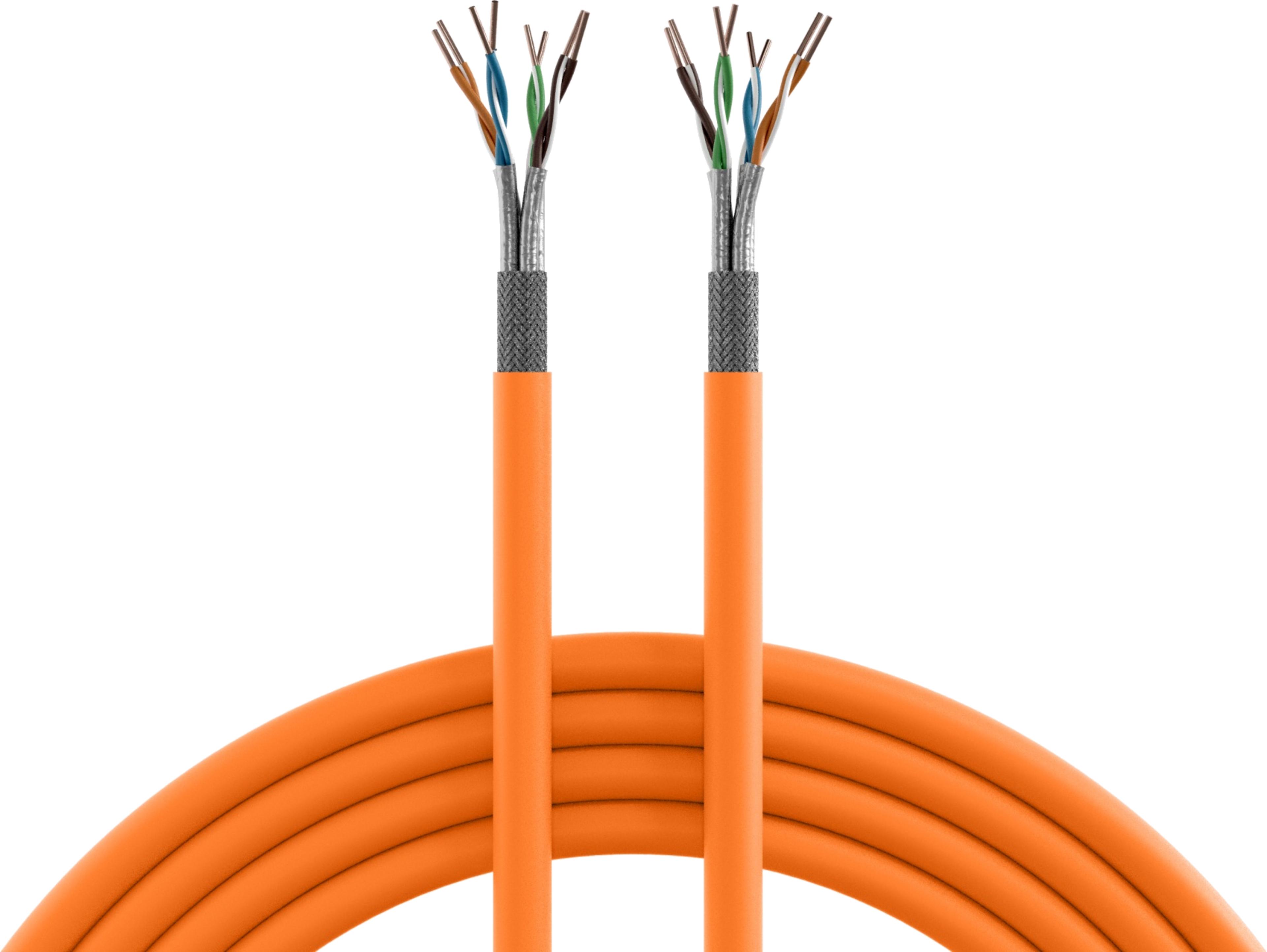 Buy Data Cable Cat7 Solid S/FTP 100m Orange (MK7101.100-CPR)