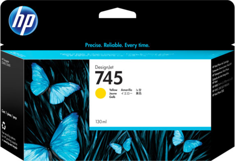 Buy HP 745 Ink 130ml Cyan (F9J97A)