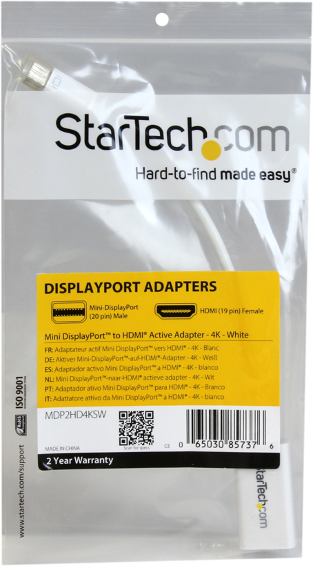 StarTech Mini-DisplayPort - HDMI Adapter (MDP2HD4KSW) kaufen StarTech Mini-DisplayPort - HDMI Adapter (MDP2HD4KSW) kaufen