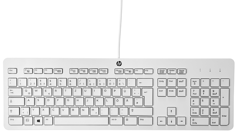 Buy HP USB Slim Business Keyboard White (Z9H49AA#ABD)