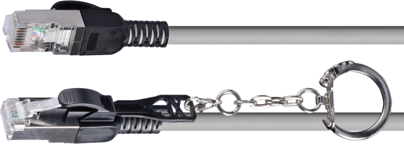 Buy Patch Cable RJ45 S/FTP Cat6a 1m Grey (47602)