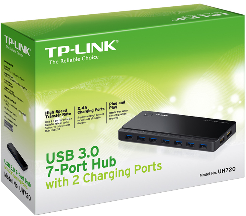 TP-LINK UH720 USB 3.0 Hub 7-Port, 2 x LP (UH720) kaufen