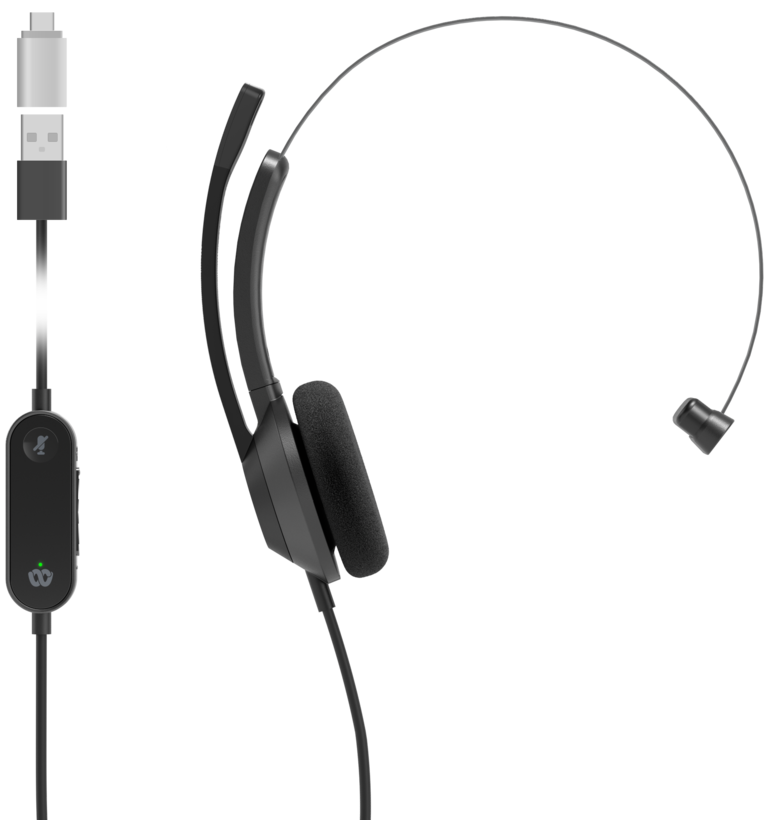 Cisco 321 USB-C Headset schwarz (HS-W-321-C-USBC) kaufen