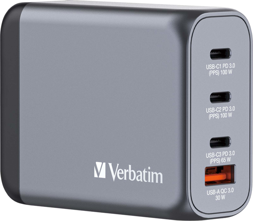 Buy Verbatim 4xUSB-C/A 100W Adapter (32202)