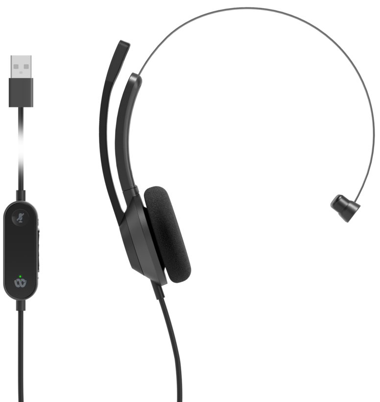 Buy Cisco 321 USB-A Headset Black (HS-W-321-C-USB)