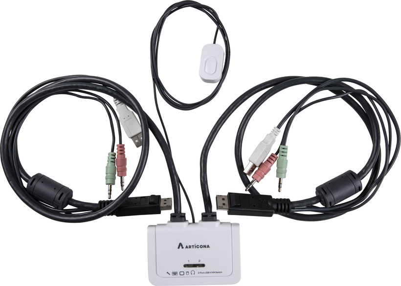 ARTICONA DisplayPort 2-Port KVM-Switch (4412000) kaufen ARTICONA DisplayPort 2-Port KVM-Switch (4412000) kaufen