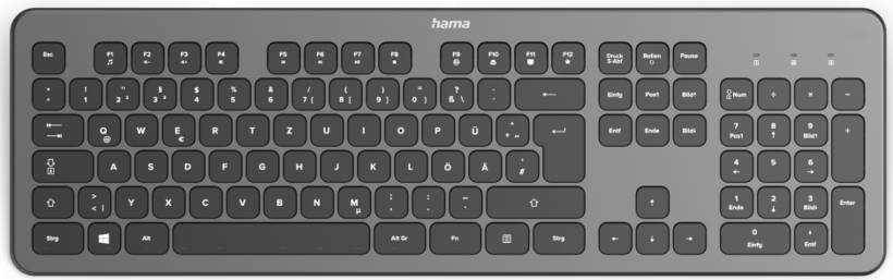 Buy Hama KW-700 Keyboard Anthracite/Black (00182611)