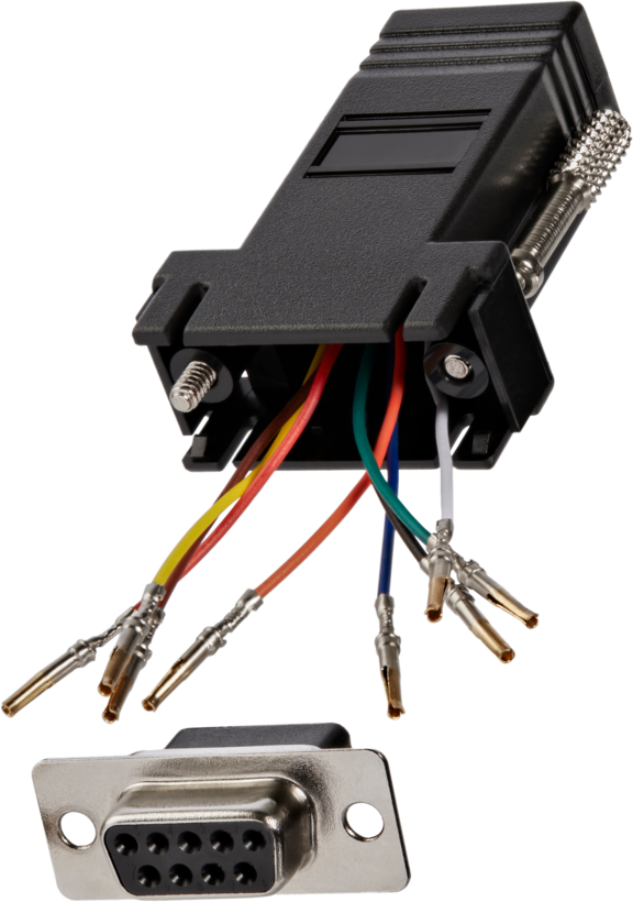 Buy Modular Adapter DB9/f - RJ45/f Black (GC98FF)