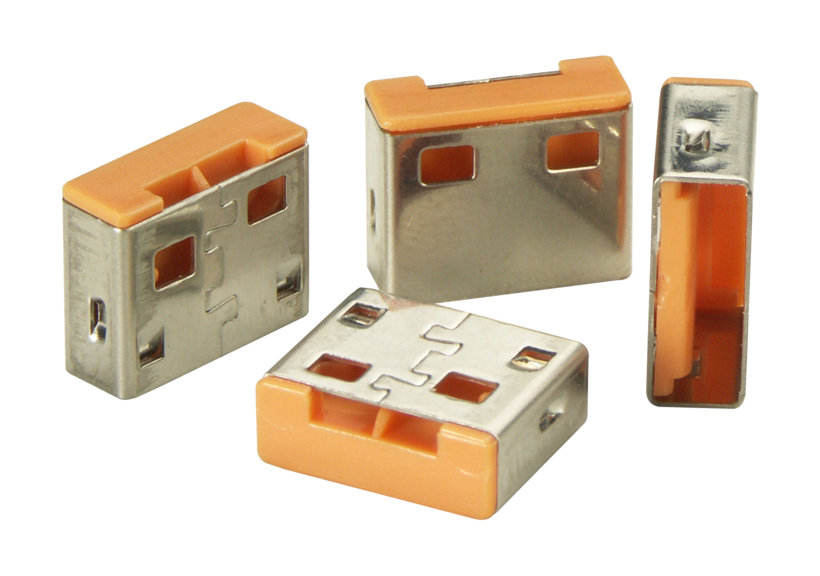 Buy LINDY USB-A Port Blocker 4x/1x Key (40453)
