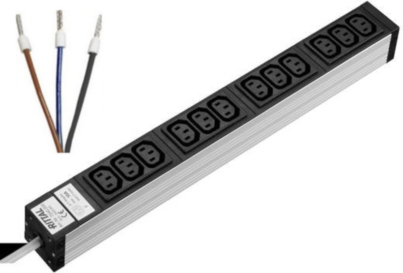Buy Rittal Power Strip 12-way 16A IEC (7240200)