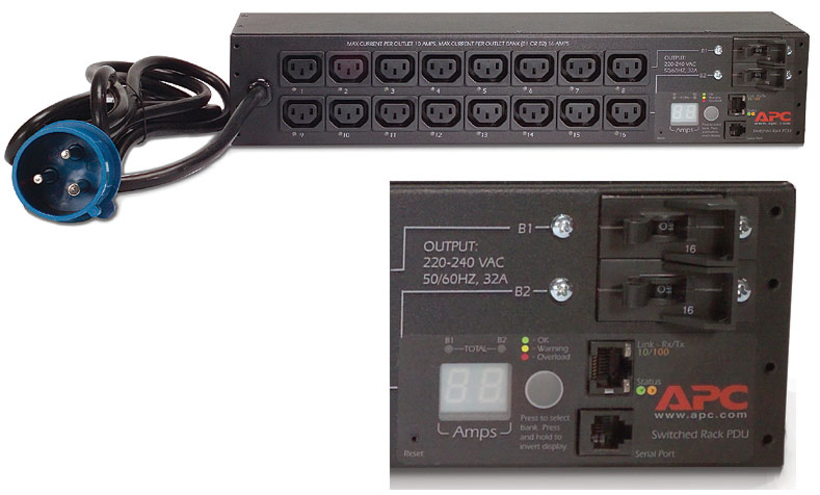 Buy APC Switched PDU 1ph 32A IEC309 (AP7922B)