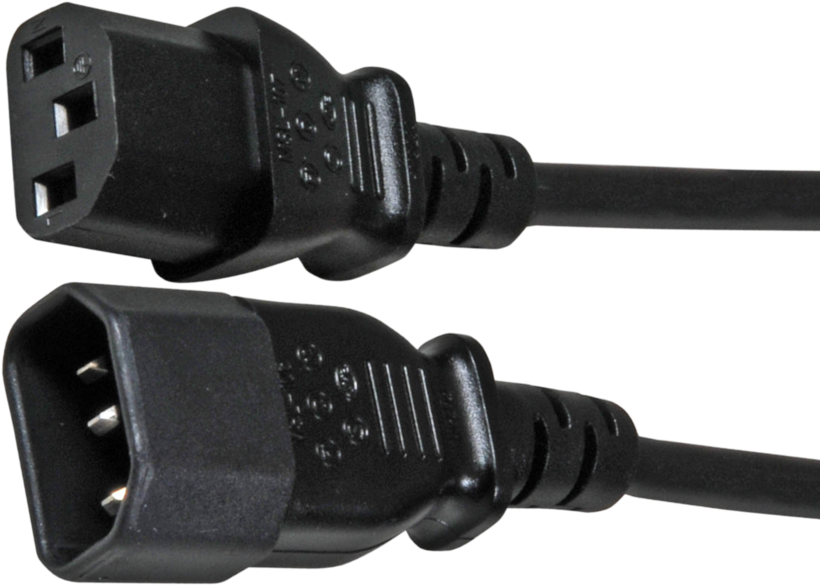 Buy Power Cable C13 - C14 3m Black (EK503.3)
