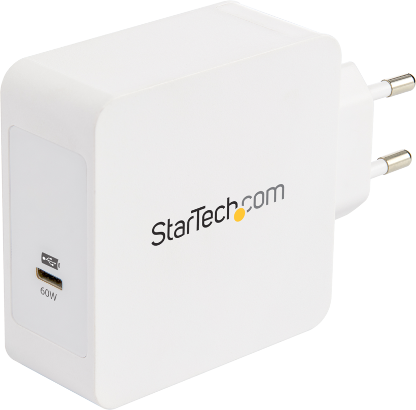 Buy StarTech 60W USB-C Charger White (WCH1CEU)