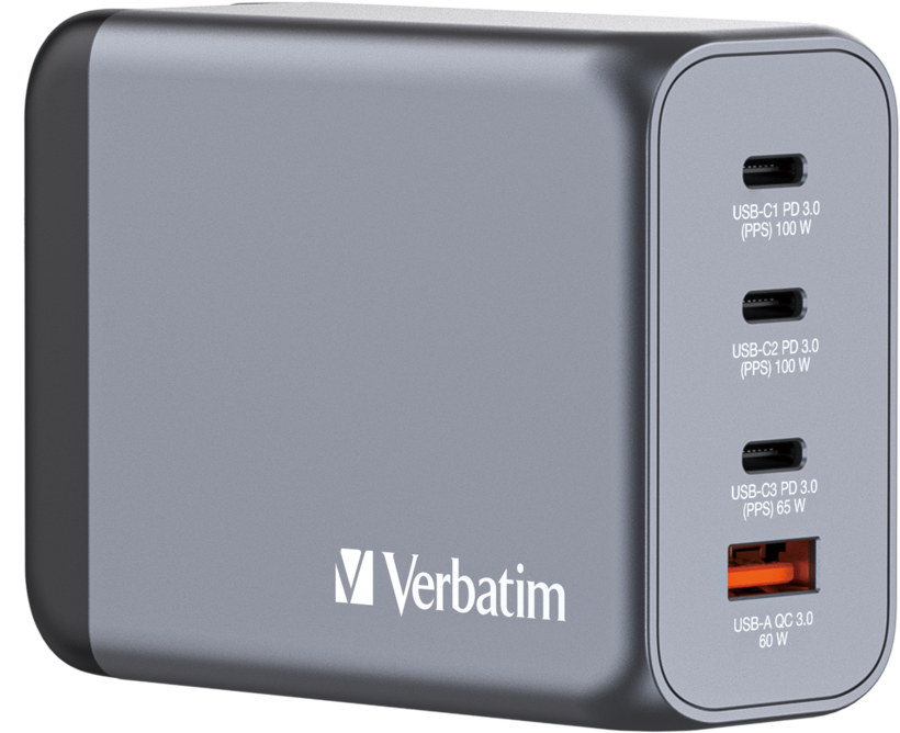 Buy Verbatim 4-port GaN Wall Charger 200W (32204)