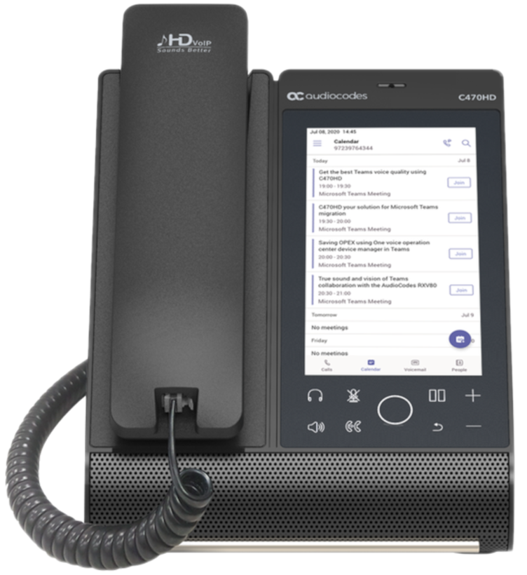 AudioCodes C470HD Teams IP Telefon PoE (TEAMS-C470HD) kaufen